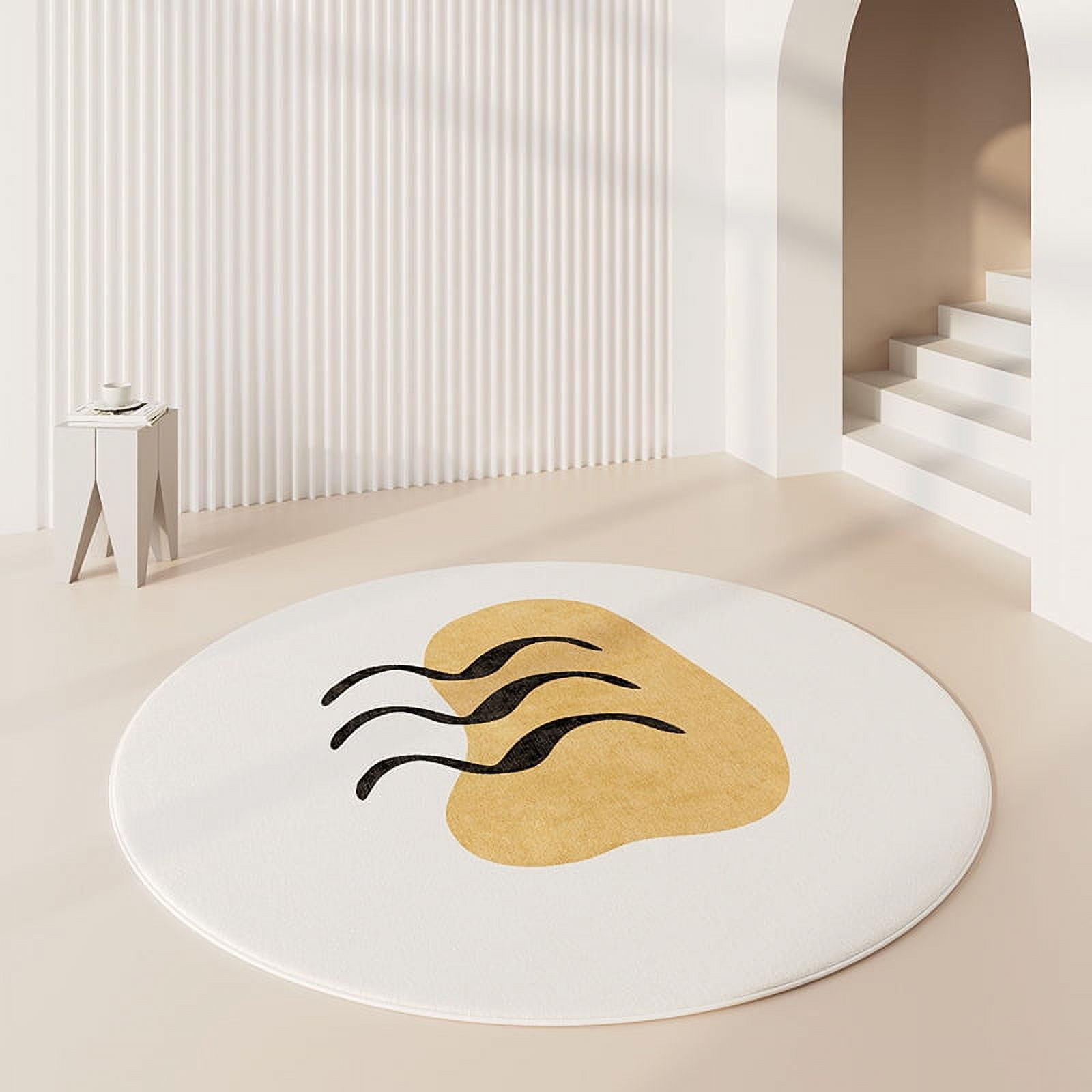 Cute Round Carpets for Living Room Nordic Style Bedroom r Plush Rugs ...