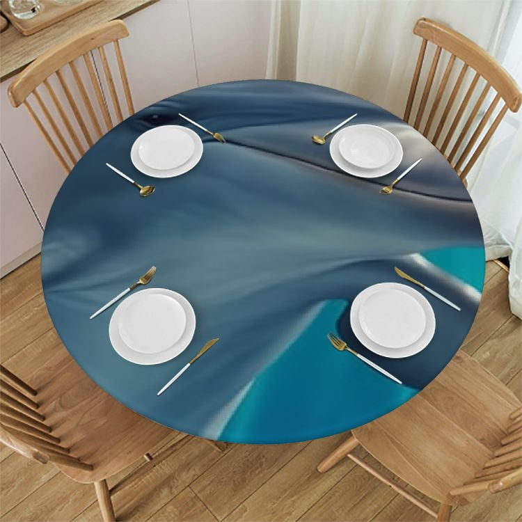 Cute Round Fitted with Edge Fitted Table Covers - Walmart.com