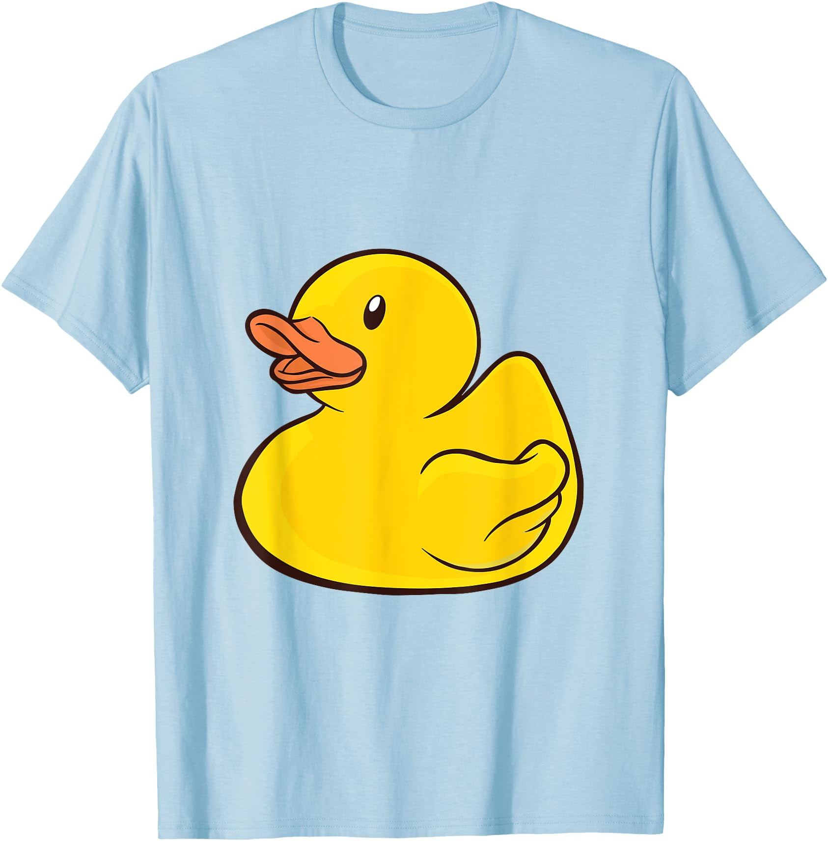 Cute Rubber Duckie Duck Softstyle Unisex T-Shirt,Light Blue Color,Size ...