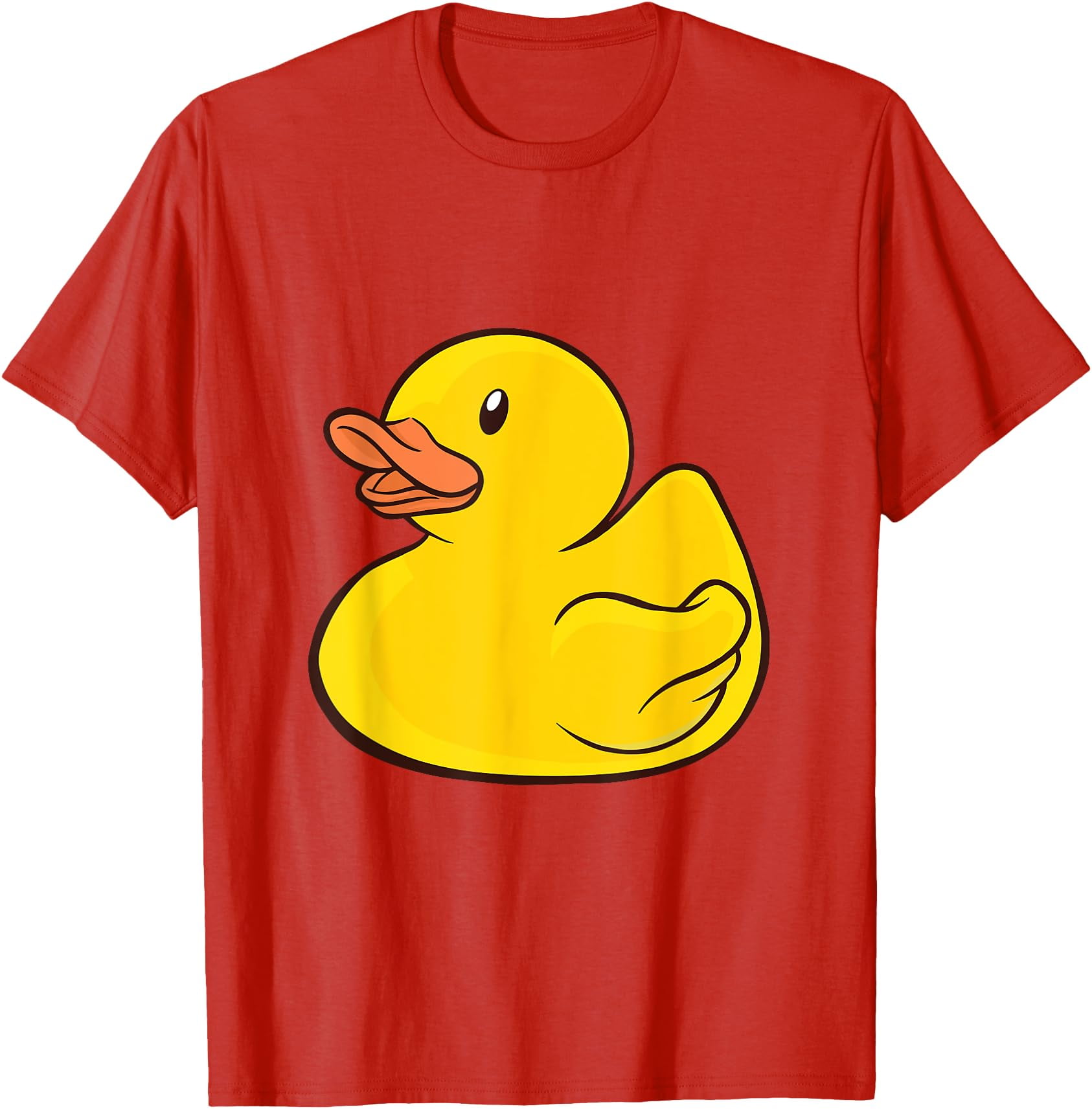 Cute Rubber Duckie Duck Softstyle Unisex T-Shirt,Red Color,Size M ...