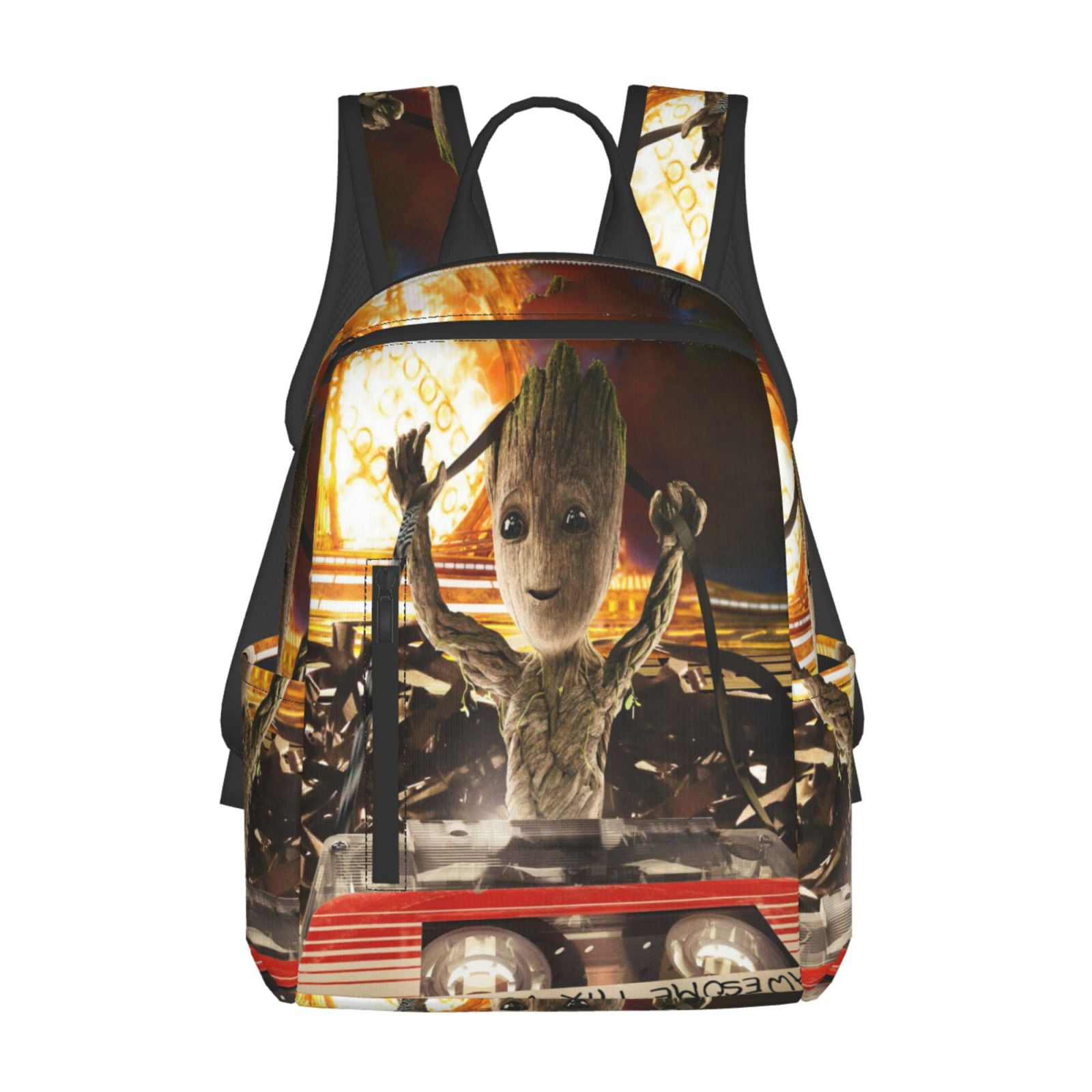 Cute Groot Backpack Cartoon School Bag Daypack Casual Bookbag - Walmart.com