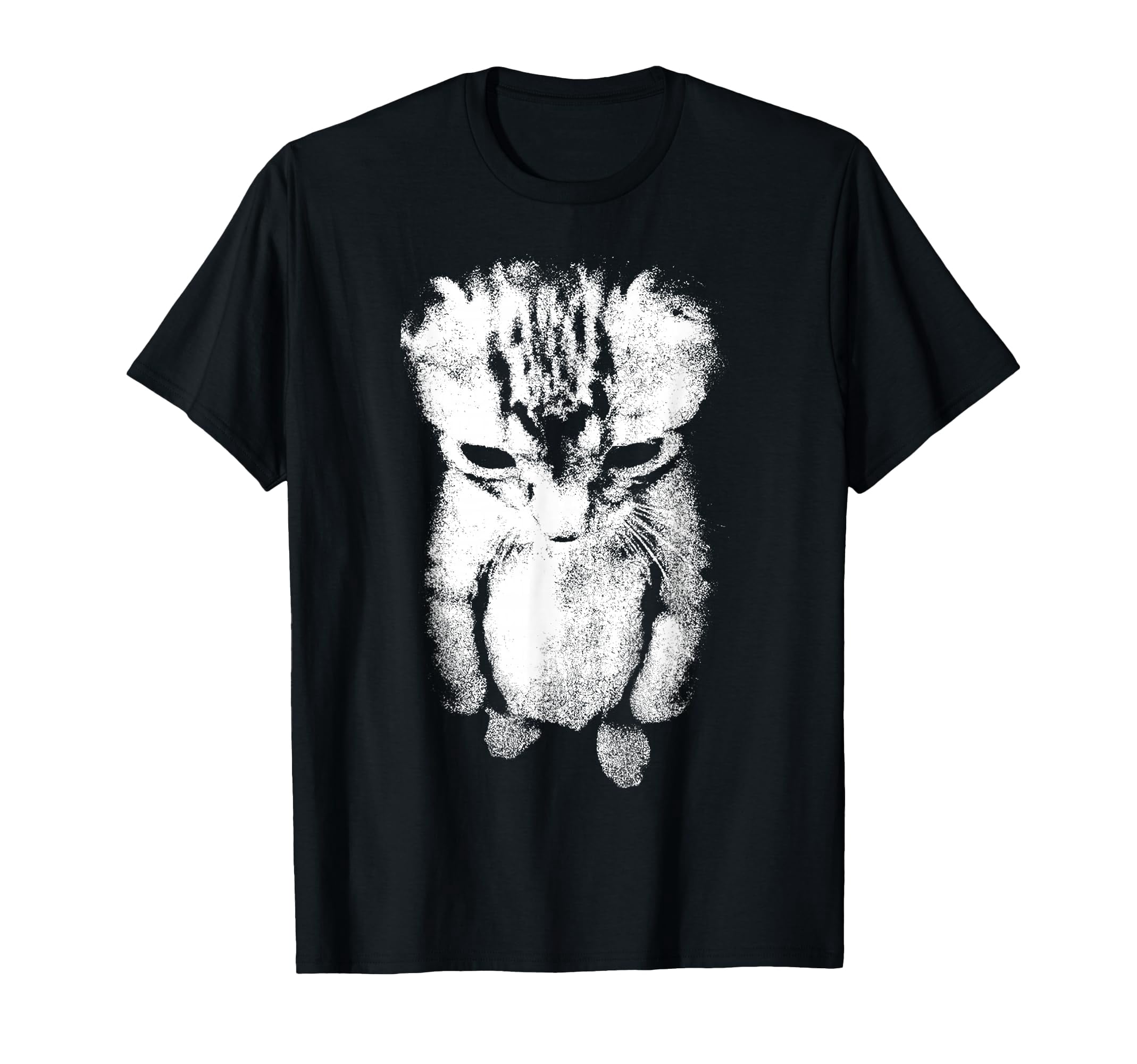 Cute Sad Kitten Meme Illustration T-Shirt for Cat Lovers and Humor ...
