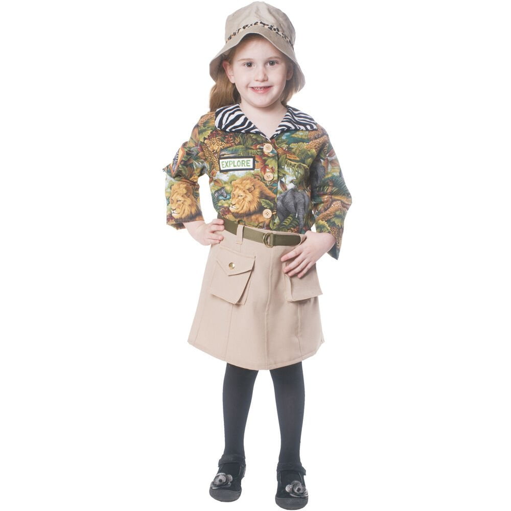 Cute Safari Girl Costume By Dress Up America - Walmart.com