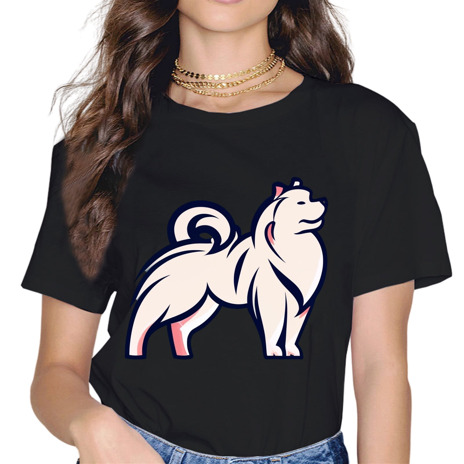 Cute Samoyed Shirt - Sammy Dog Love T-Shirt - Walmart.com