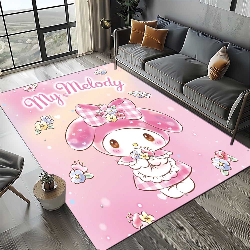 Cute Sanrio Cartoon Carpet Home Living Room Bedroom Doormat Decor Non ...
