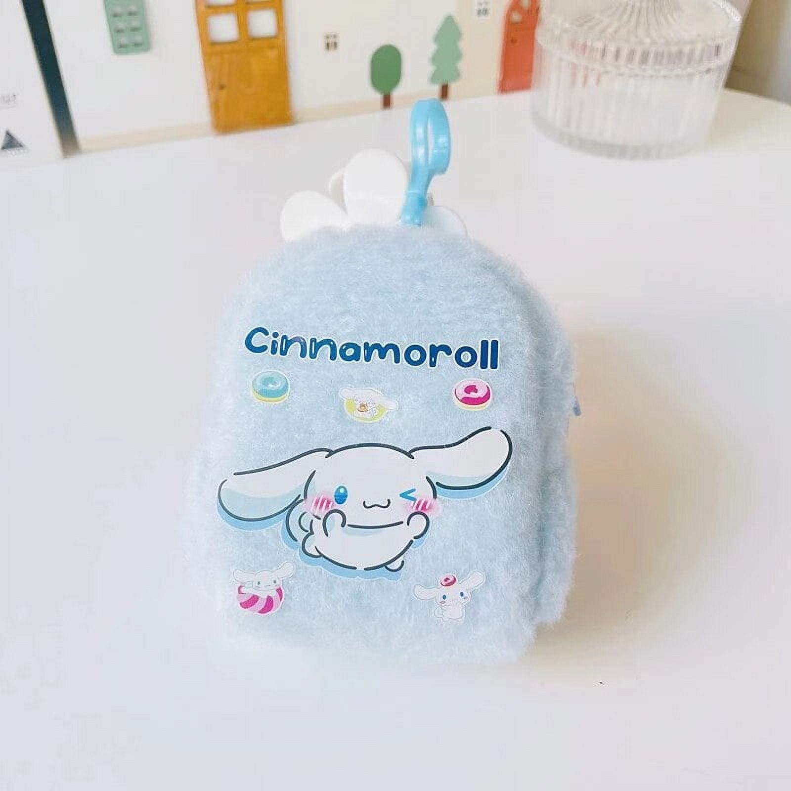 Cute Sanrio Cartoon Kuromi Small Square Bag Hook Storage of small plush ...