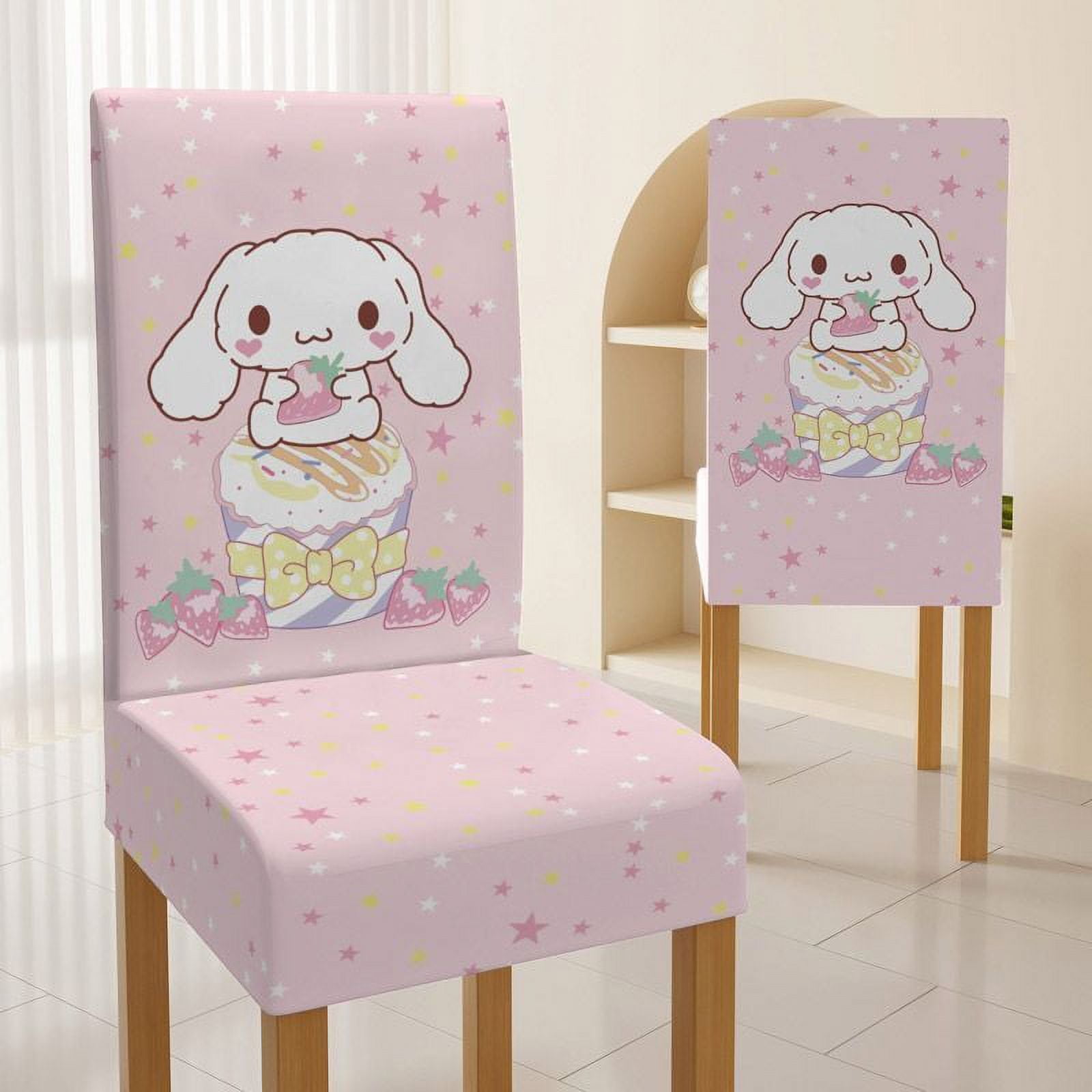 Cute Sanrio Cinnamoroll Chair Protective Sleeve Artoon Kawaii Kitchen ...