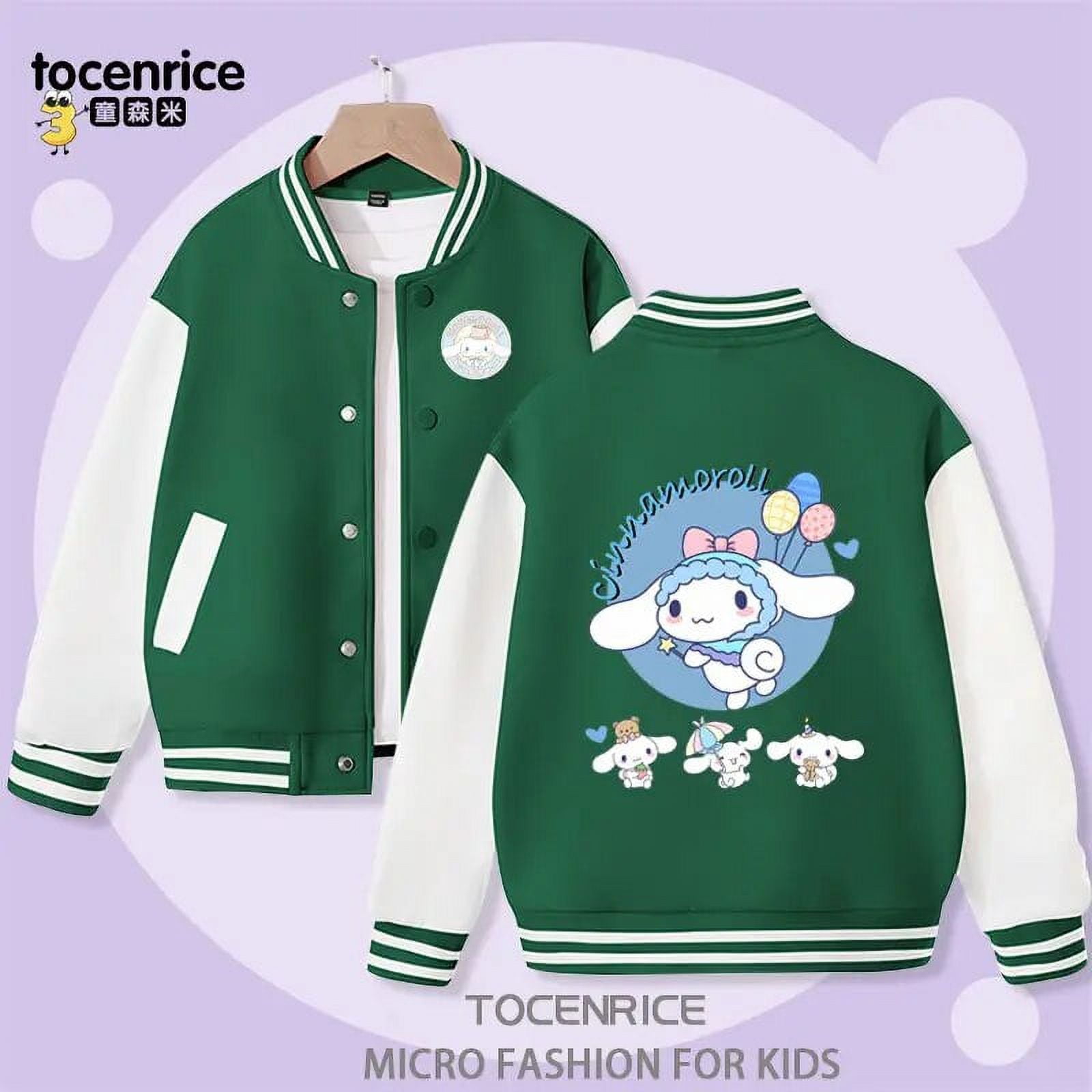 Cute Sanrio Cinnamoroll Jacket Hello Kitty My Melody Kuromi Overcoat ...