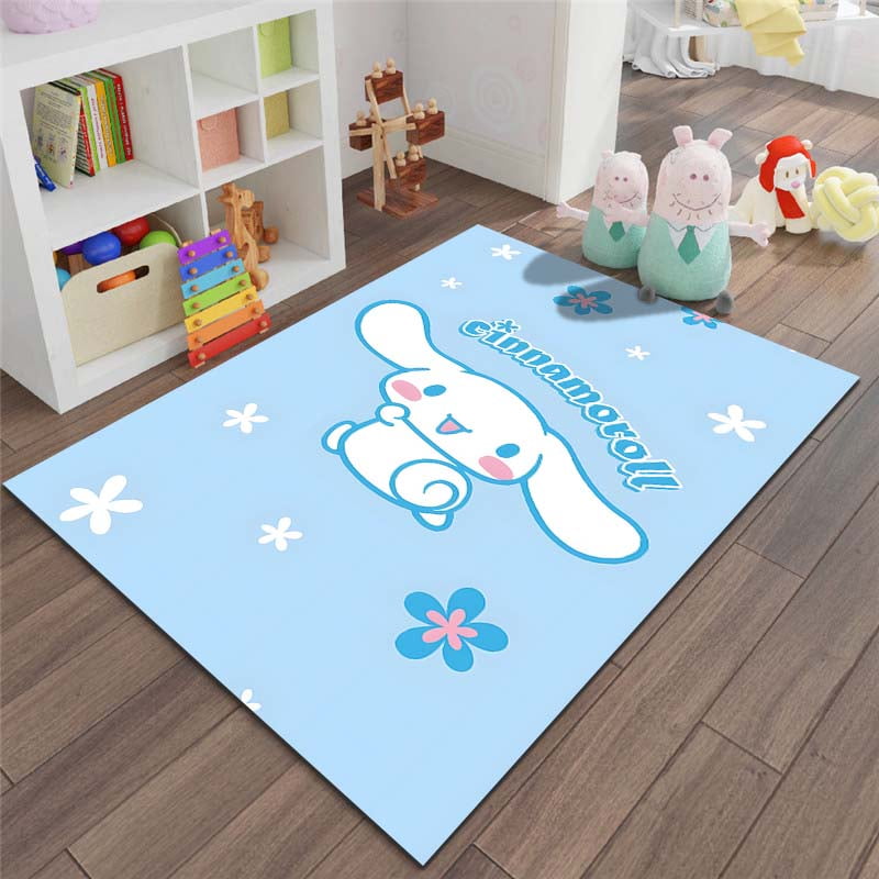 Cute Sanrio Cinnamoroll Print Cartoon Carpet Rug for Home Living Room ...