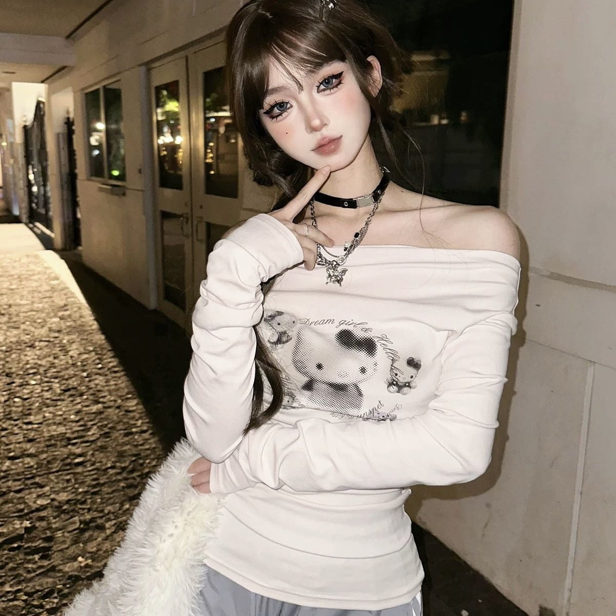 Cute Sanrio Clothing Hello Kitty T-Shirt Sweet Clothes - Walmart.com