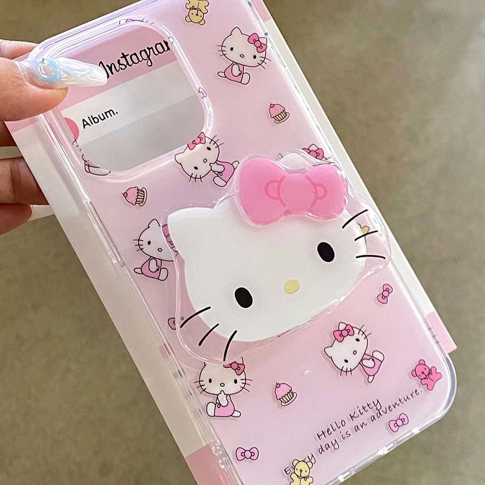 Cute Sanrio Hello Kitty Cartoon Cat IPhone 15 Case Kawaii 14promax ...