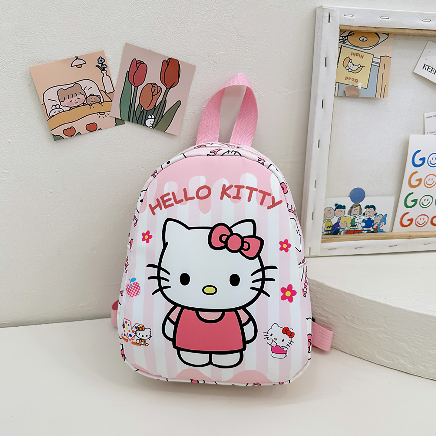 Cute Sanrio Hello Kitty Cinnamoroll Schoolbag Kawaii My Melody Kuromi ...