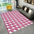 Cute Sanrio Hello Kitty Durable Rug Playful Cartoon Design Floor Mat ...