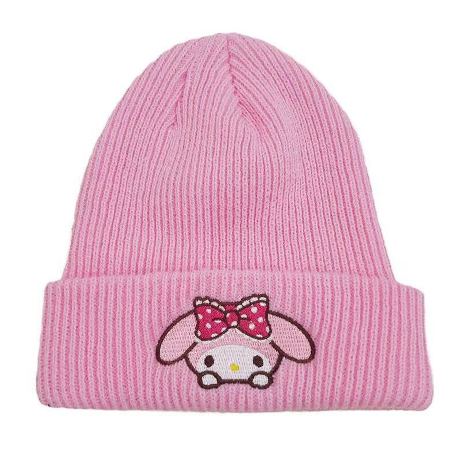 Cute Sanrio Hello Kitty Knitted Hat Outdoor Spring Winter Stylish Anime ...