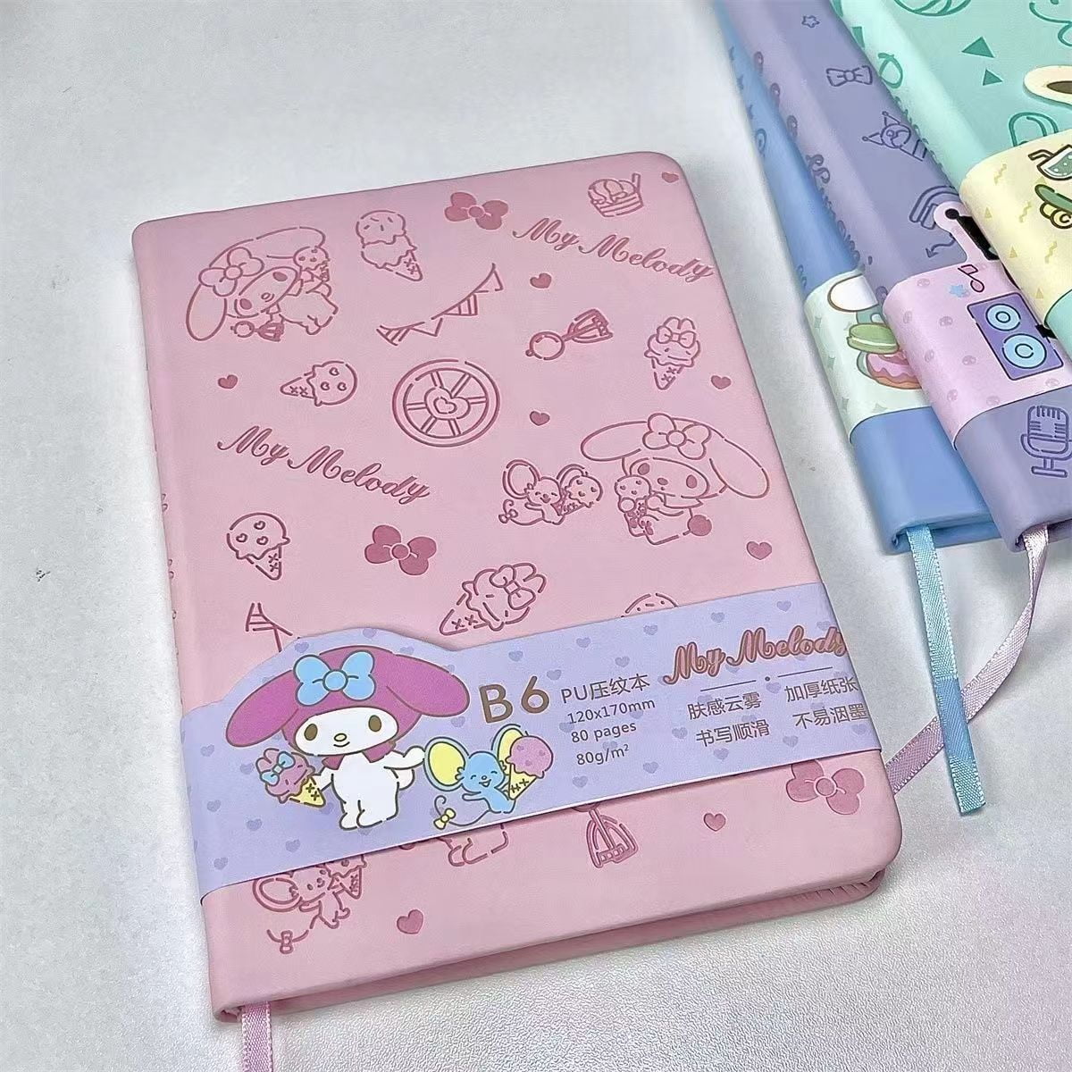 Cute Sanrio Hello Kitty Notebook Cartoon Magazine Colored Page Hard ...