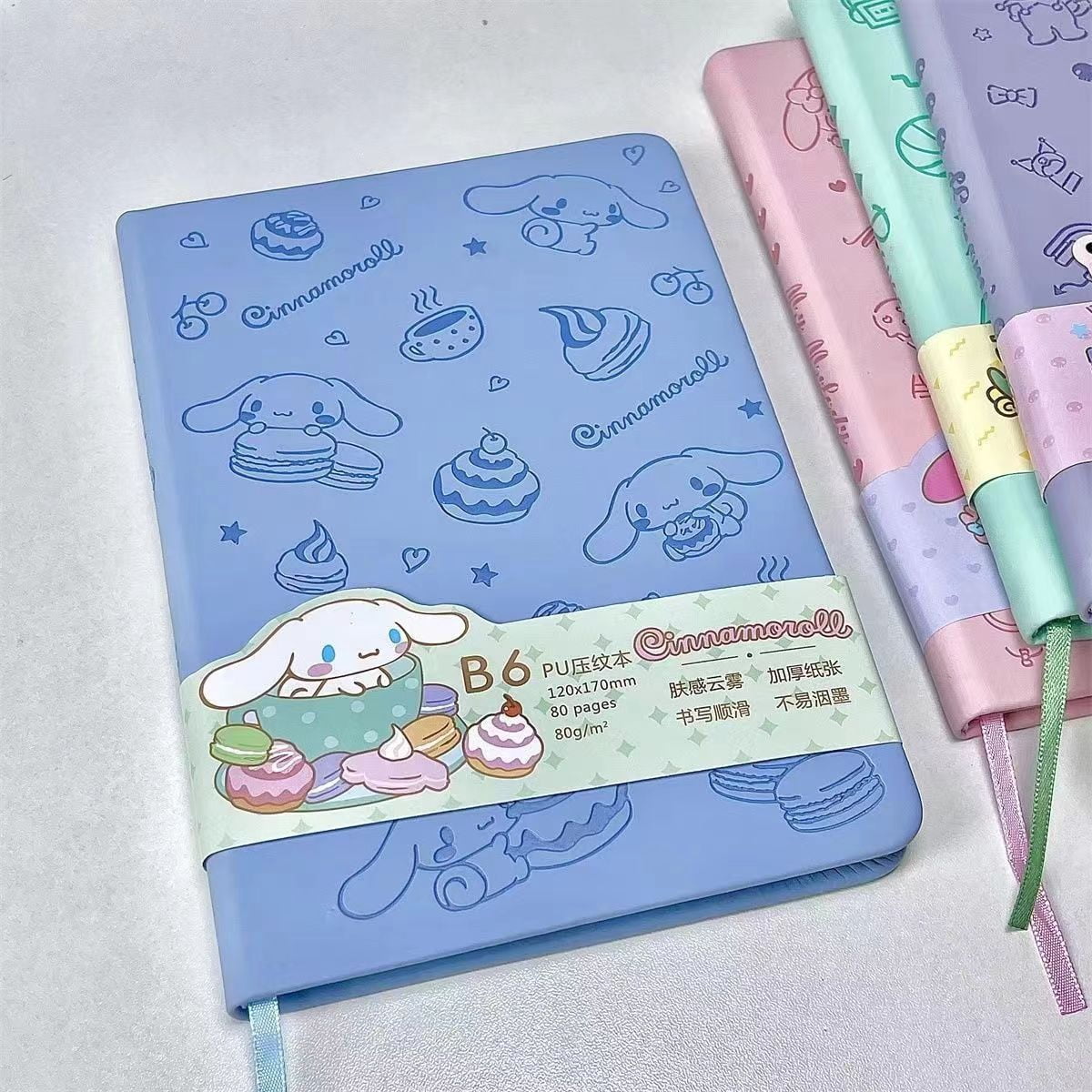 Cute Sanrio Hello Kitty Notebook Cartoon Magazine Colored Page Hard ...
