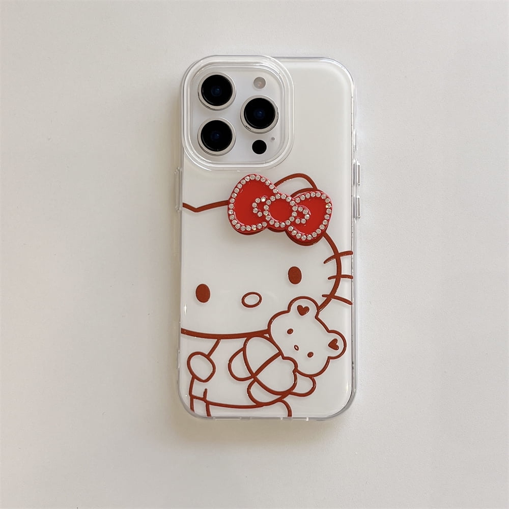 Cute Sanrio Hello Kitty Phone Case for iPhone 16 15 14 13 12 Pro Max ...