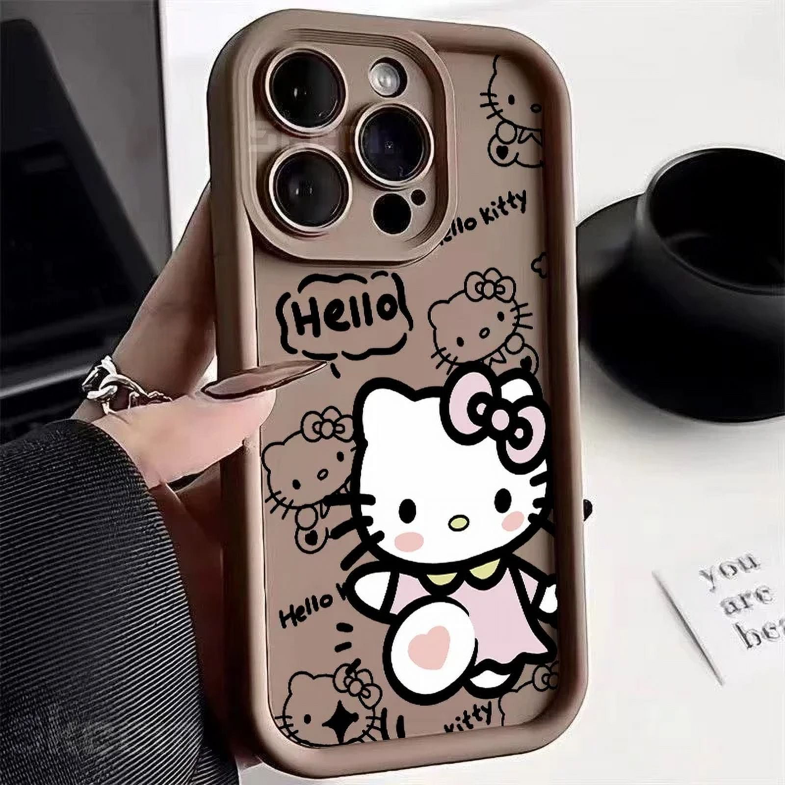 Cute Sanrio Hello Kitty Pochacco Couple Phone Case For iPhone 15 Pro Max 11 12 13 14 Pro Max X ...