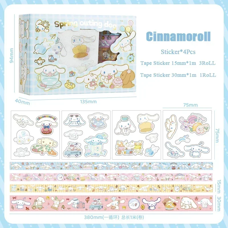 Cute Sanrio Hello Kitty Pochacco Stickers Pack Anime Stickers Decals ...