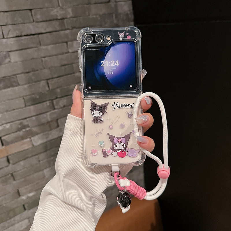 Cute Sanrio Kuromi Cinnamoroll Purin Transparent Phone Case For Samsung ...