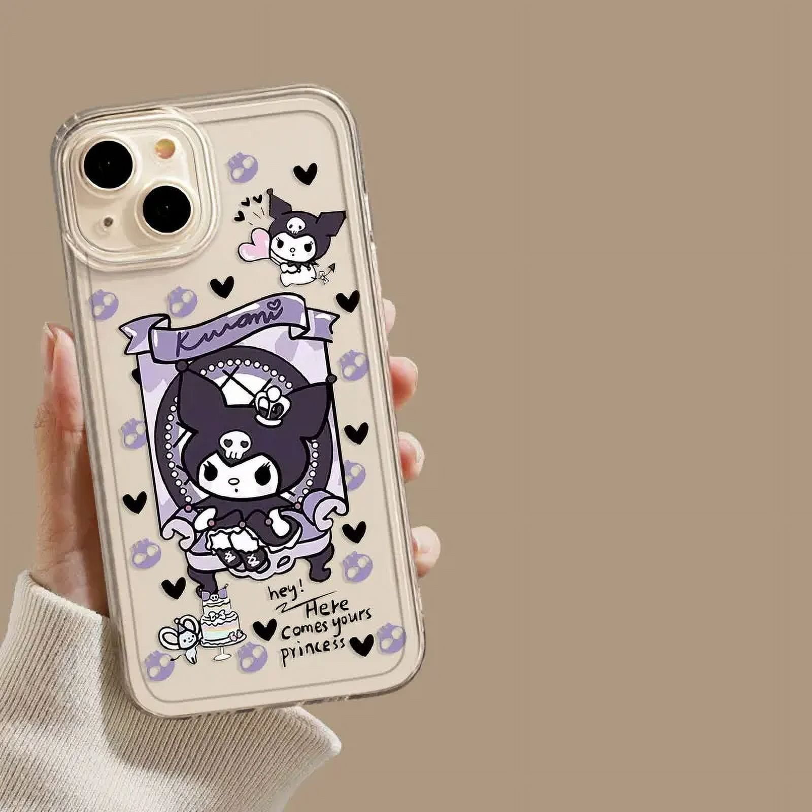 Cute Sanrio Kuromi Phone Case for Iphone 16 15 14 13 12 11 Pro Max Mini 7 8 14Plus X XS MAX ...