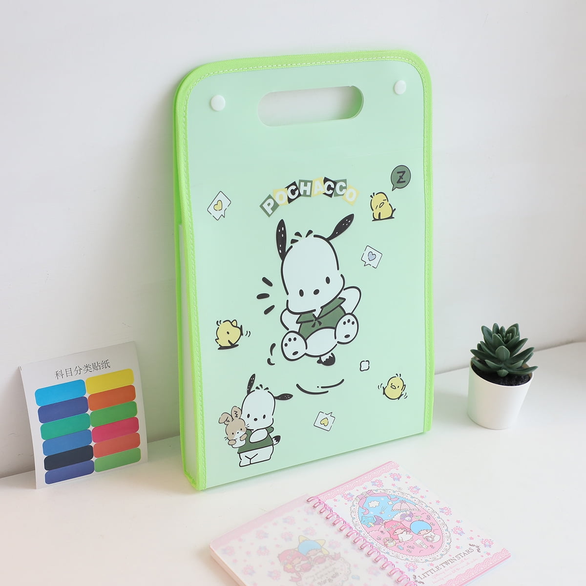 Cute Sanrio Kuromi and Hello Kitty A4 Cartoon Folder for Kawaii ...