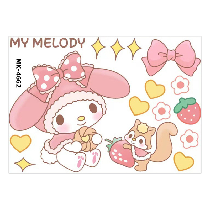Cute Sanrio Melody Car Stickers Waterproof Auto Truck Window Body Decal ...