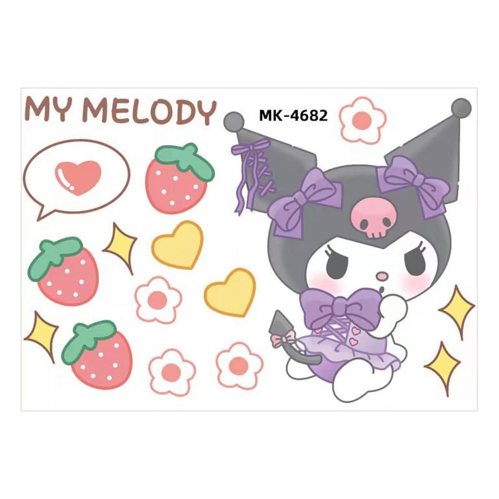 Cute Sanrio Melody Car Stickers Waterproof Auto Truck Window Body Decal ...