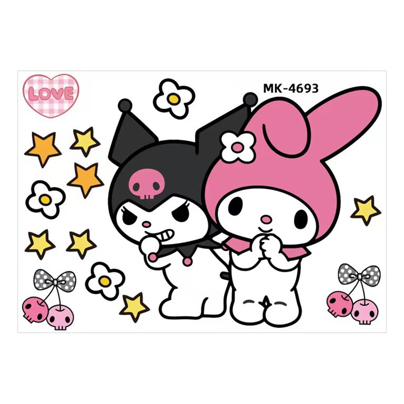 Cute Sanrio Melody Car Stickers Waterproof Auto Truck Window Body Decal ...
