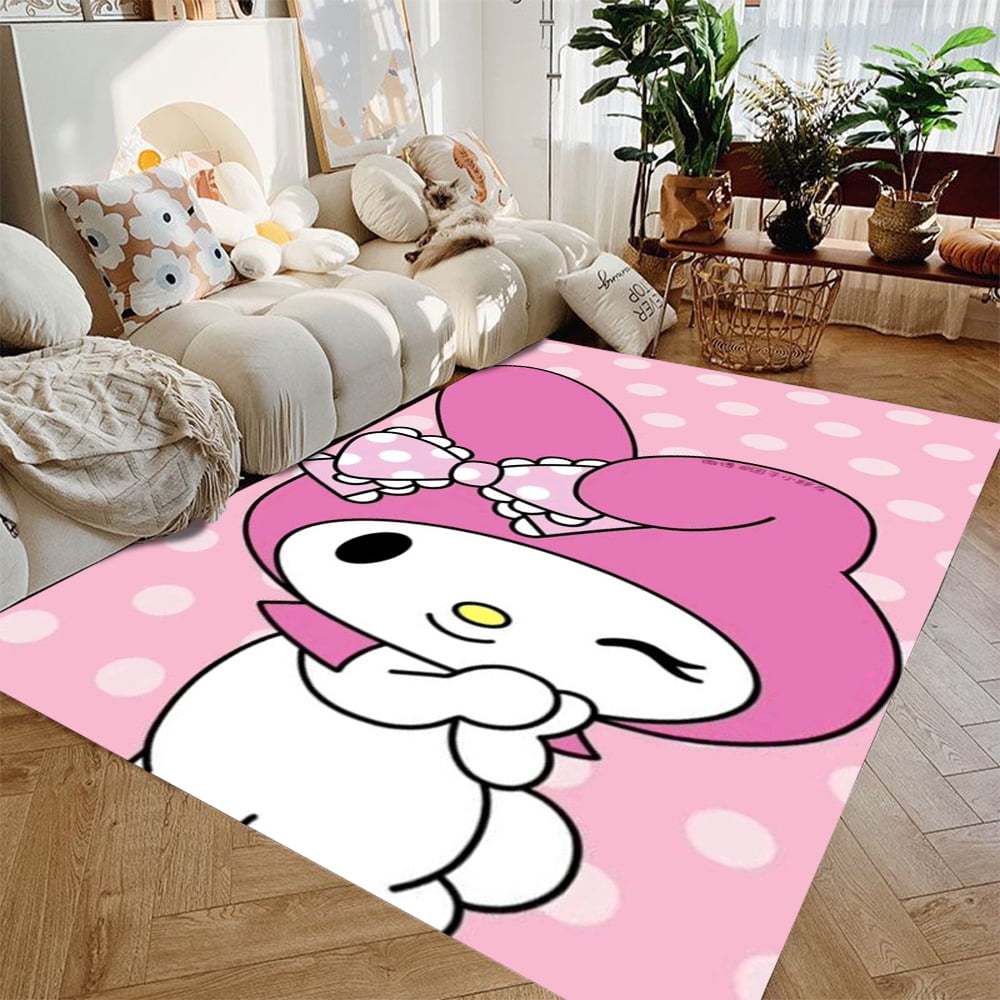 Cute Sanrio My Melody Carpet Cartoon for Bedroom Living Room Home Decor ...
