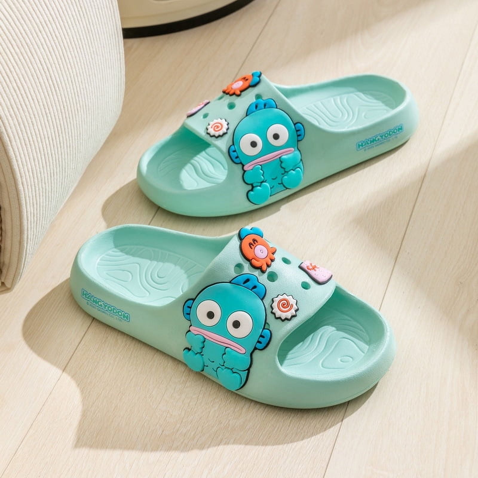 Cute Sanrio Slippers Hangyodon Sandals Eva Anti-Slip Soft Bottom ...