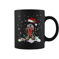 Cute Schnauzer Christmas Lights With Santa Hat Dog Dad Mom C - Walmart.com