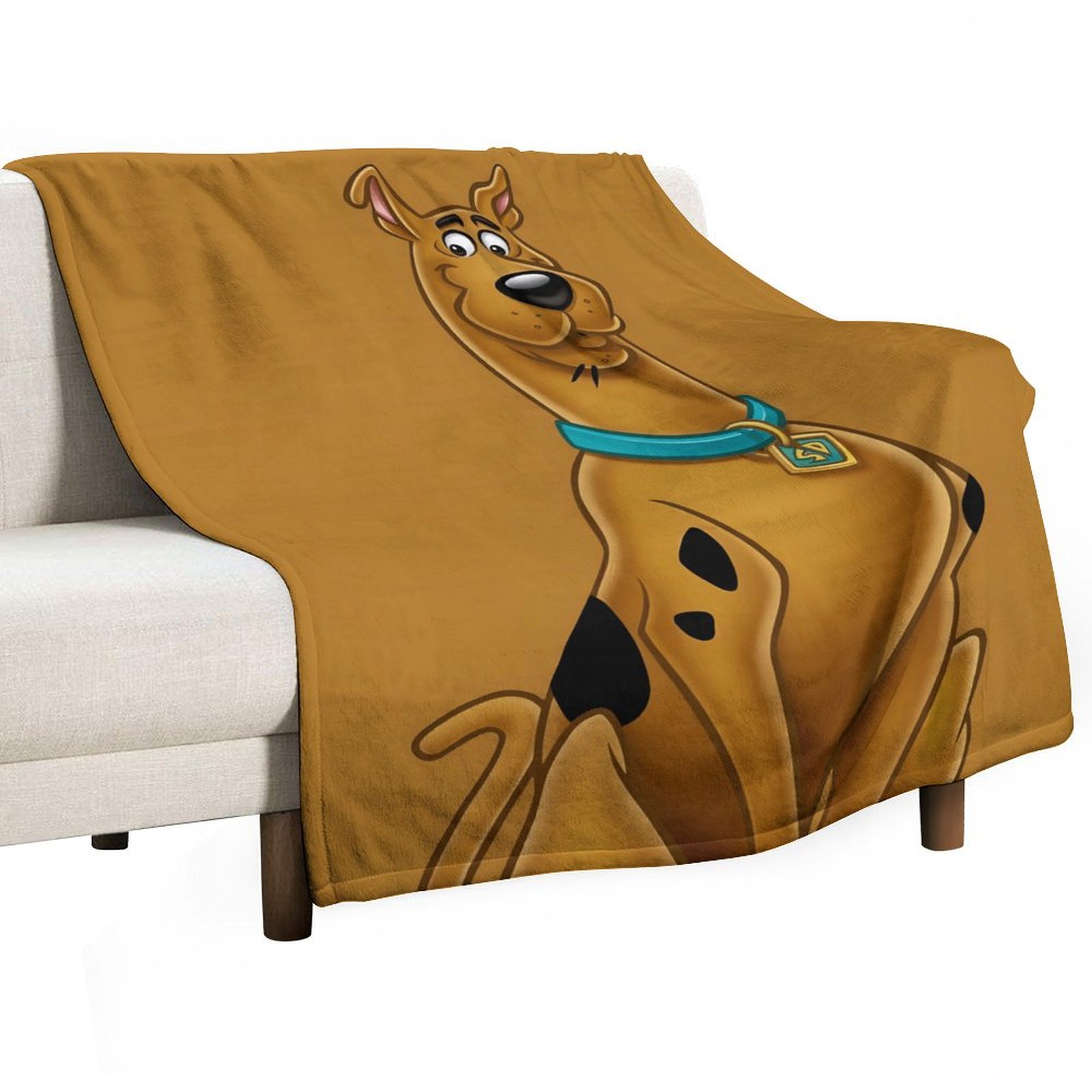 Cute Scooby Doo Cartoon Blanket Anime Flannel Throw Blanket Warm Soft ...