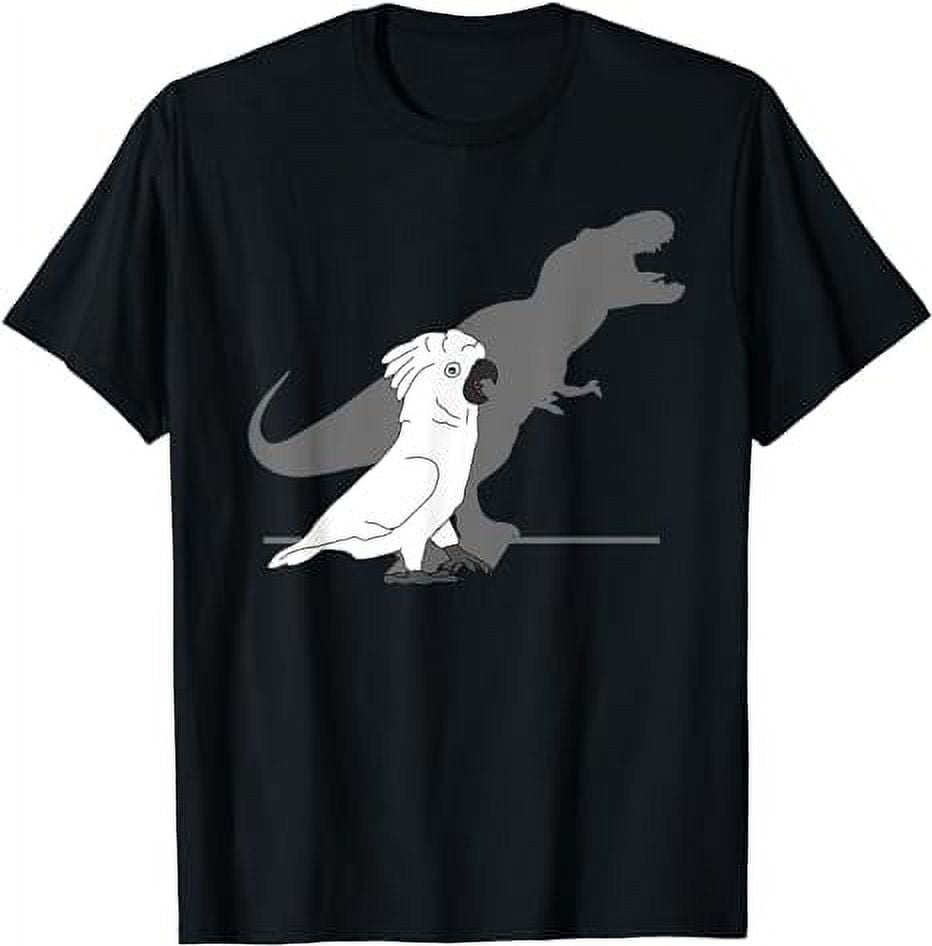 Cute Screaming Parrot Bird Birb Memes Funny T-Rex Cockatoo T-Shirt ...