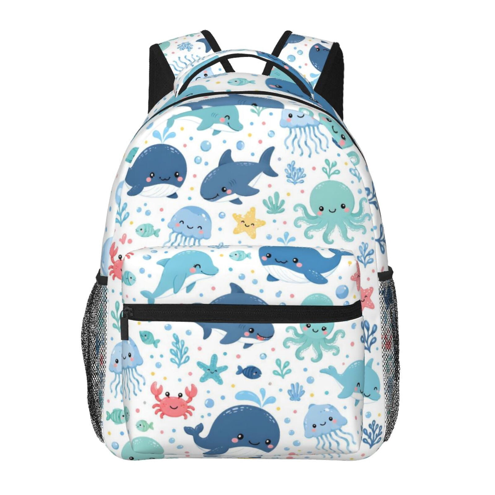 Cute Sea Animals Backpack Lightweight Travel Bag for Men and Women ...