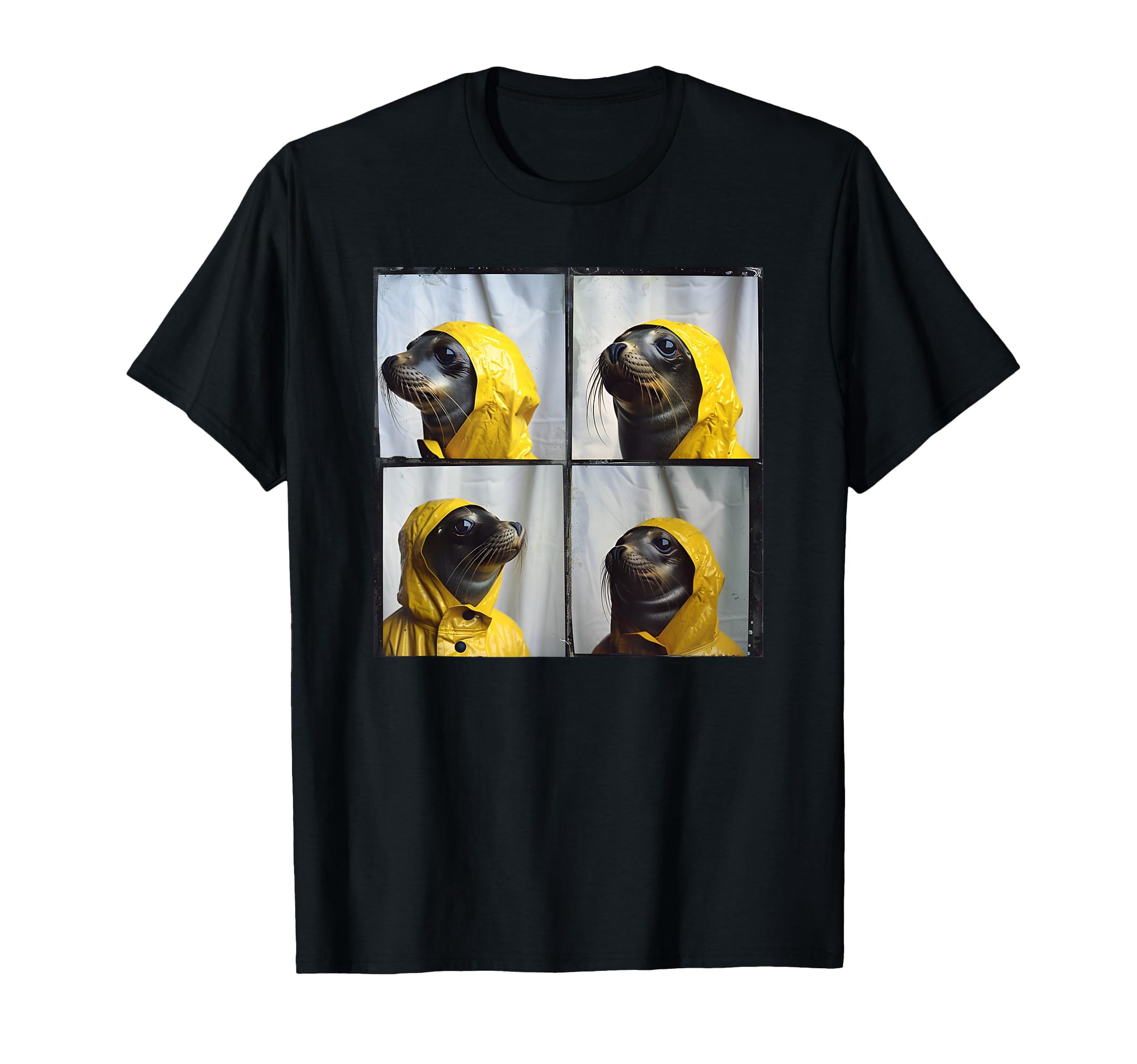 Cute Sea Lion Design T-Shirt for Ocean Lovers - Fun and Playful Style ...