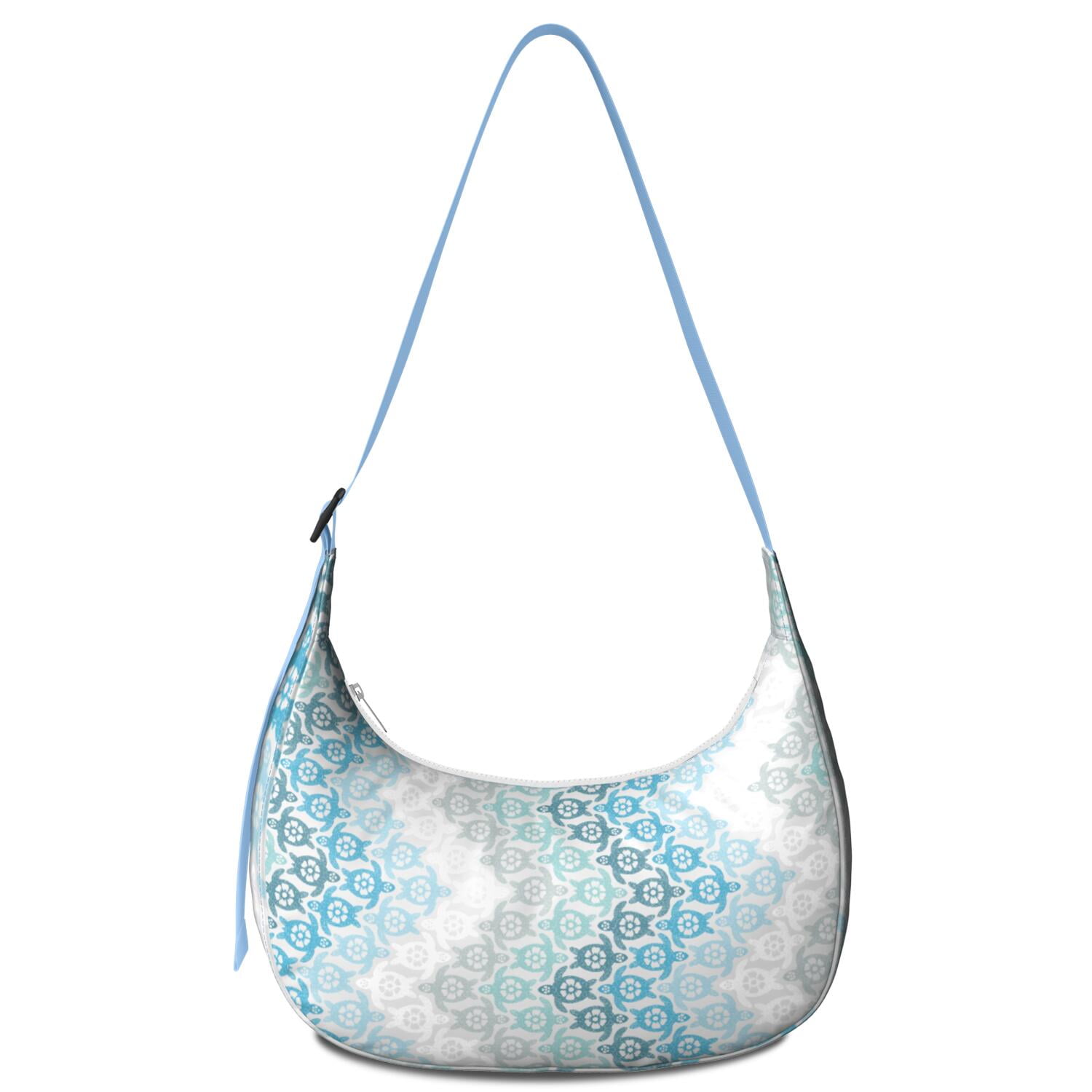 Cute Sea Turtle Crossbody Bag, Hawaiian Ocean Life Print, Tropical ...