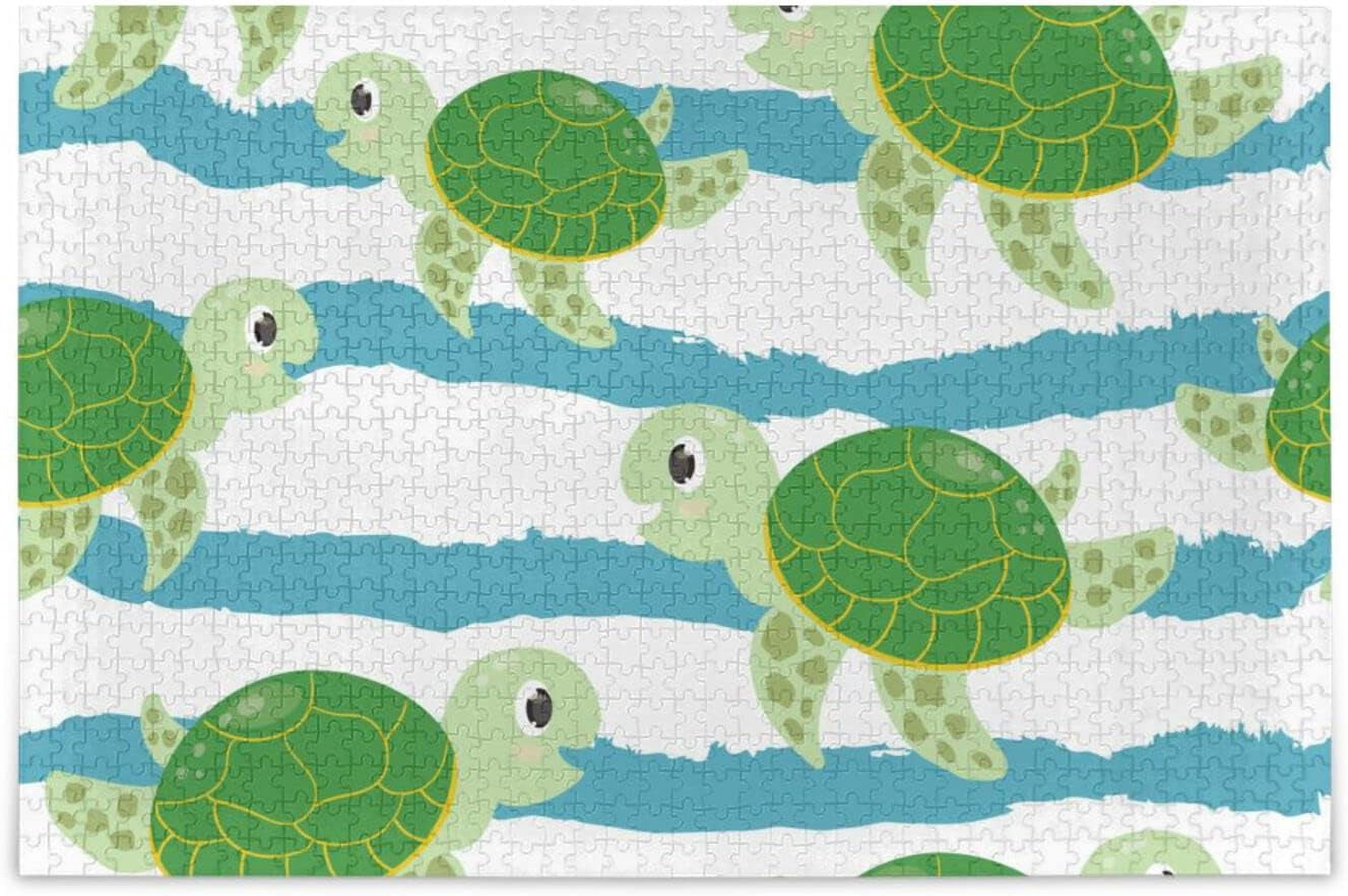 Cute Sea Turtle Jigsaw Puzzles 500 PiecesPuzzles for Adults Family Game ...