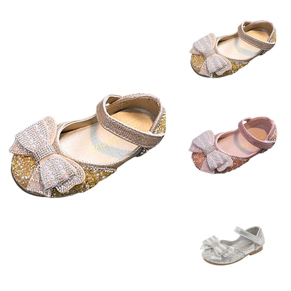 Cute Sequin Bow Decoration Girls Sandals, Fashion Party Dressy Shoes ...