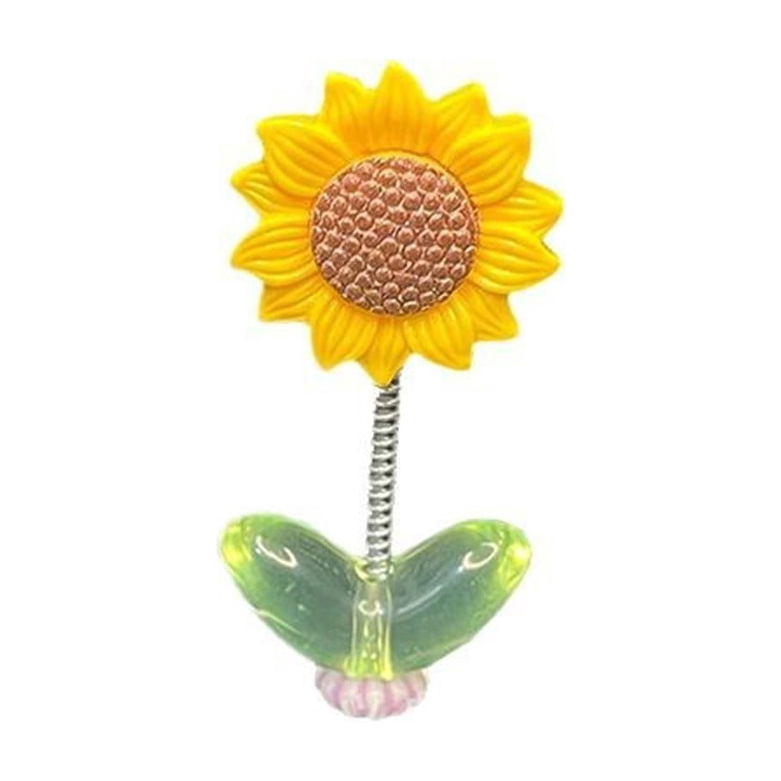 Cute Shaking Head Sunflower Car Decoration – Solar Powered Dashboard ...