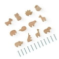 Cute Shape Drawer Pull Cabinet Handle Round Knobs Decorative Woode ...