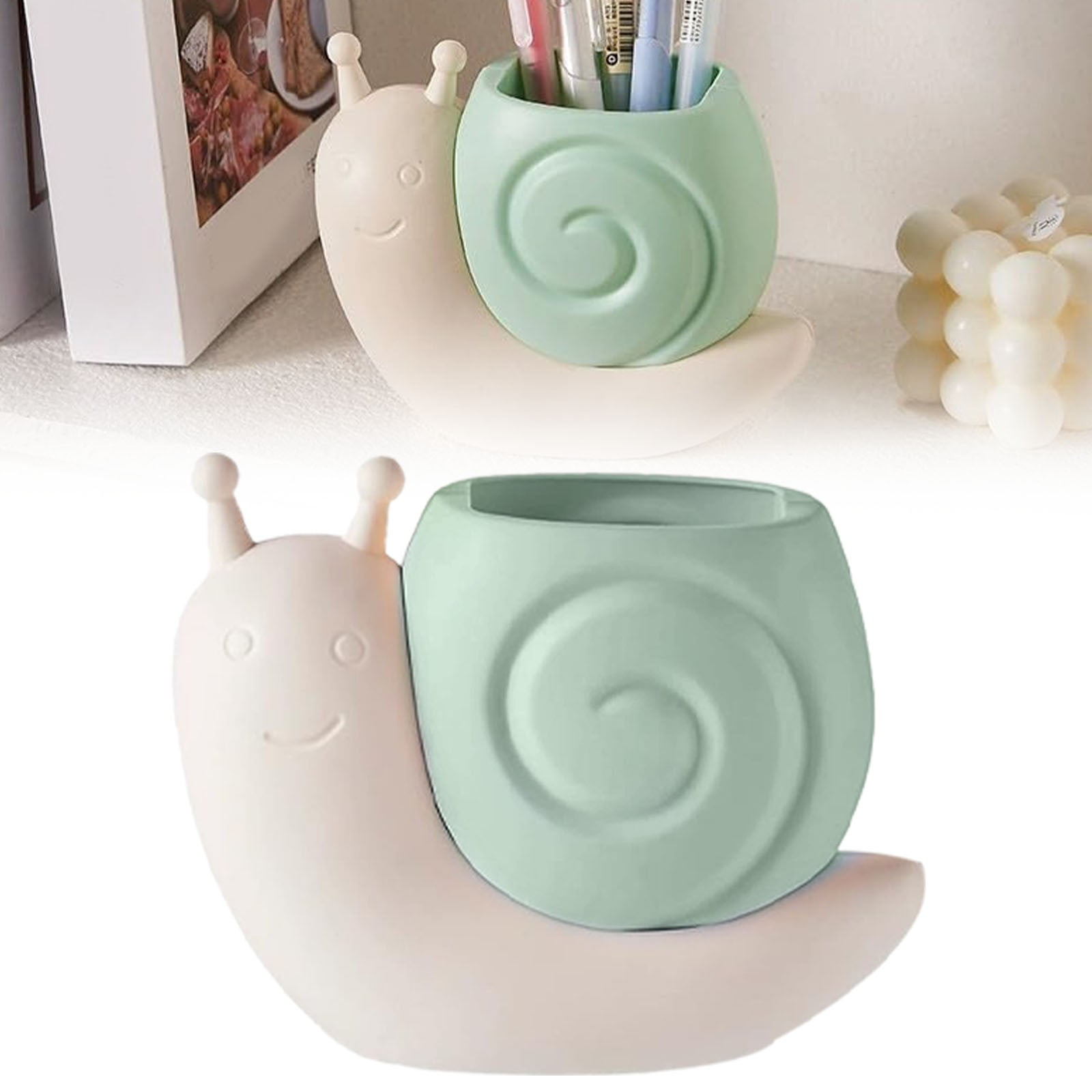 Cute Shape Pen Container Holder, Creative Multi-Functional Desk ...