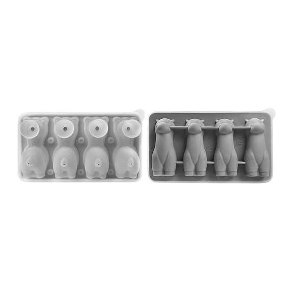 Cute Shaped Silicone Tray With Lid For Easy Stacking And Storage ...