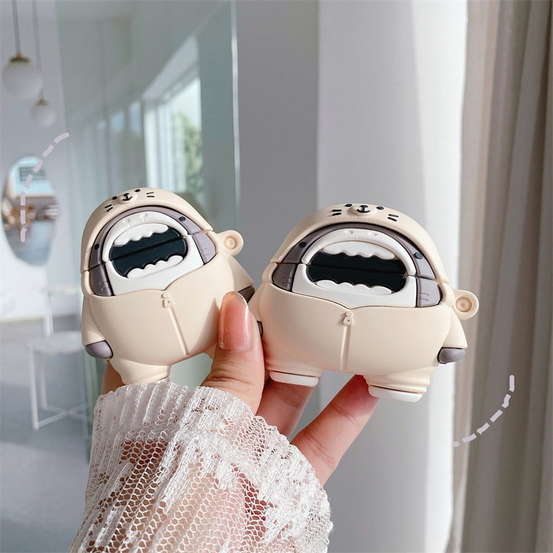 Cute Shark Soft Case For Apple AirPods 4 3 1&2 Pro2 Earphone Protective ...