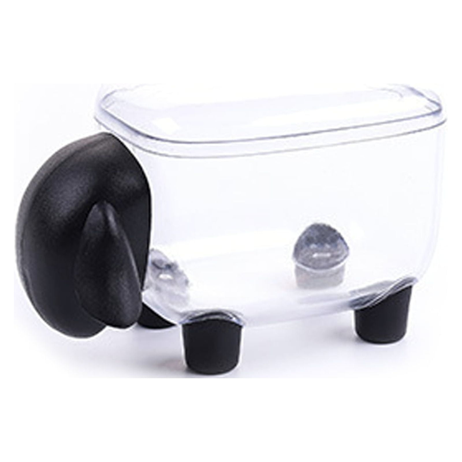 Cute Sheep Cotton Swabs Holder Dispenser with Dustproof Lid Cosmetic ...