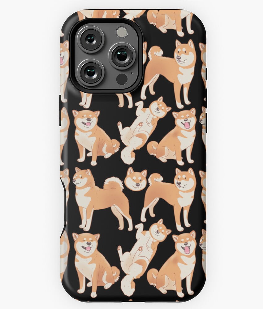 Cute Shiba Inu Dog Pattern M20002 Phone case for iPhone 11 to 16 Pro ...
