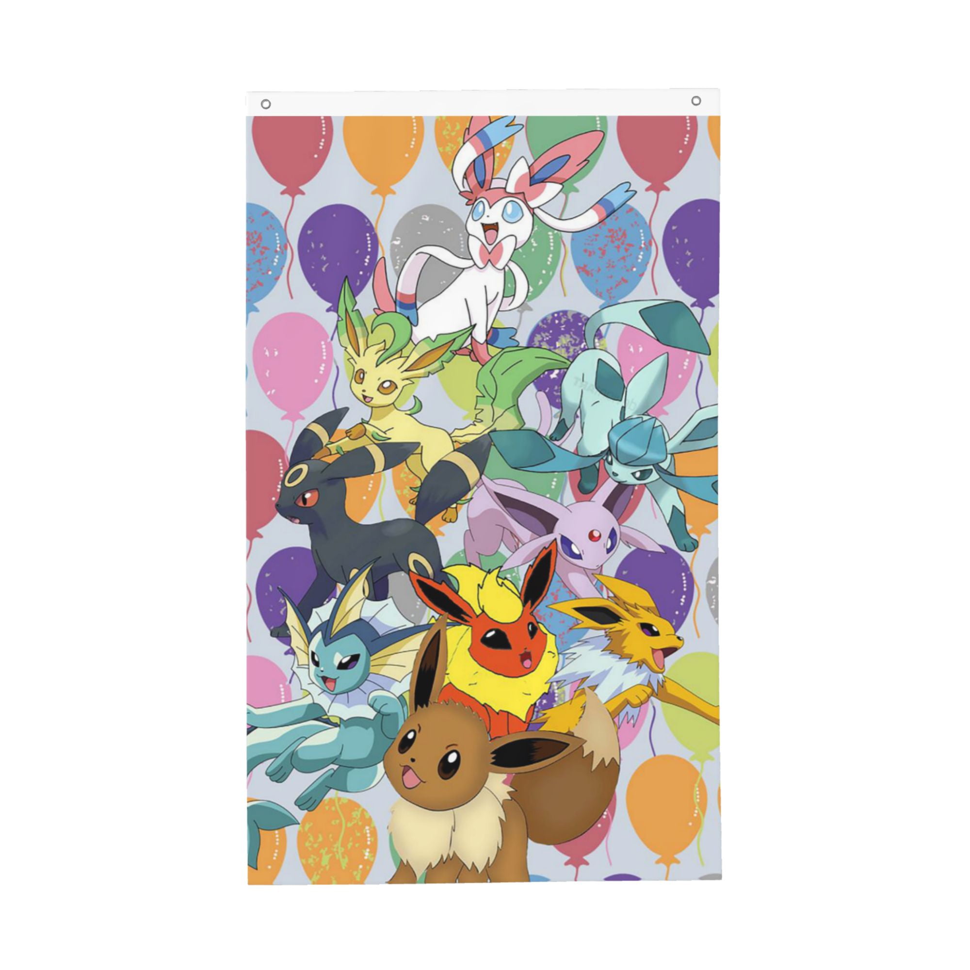 Cute Shiny Eevee 3x5FT Flag Garden Flags Vertical Double Sized Yard ...