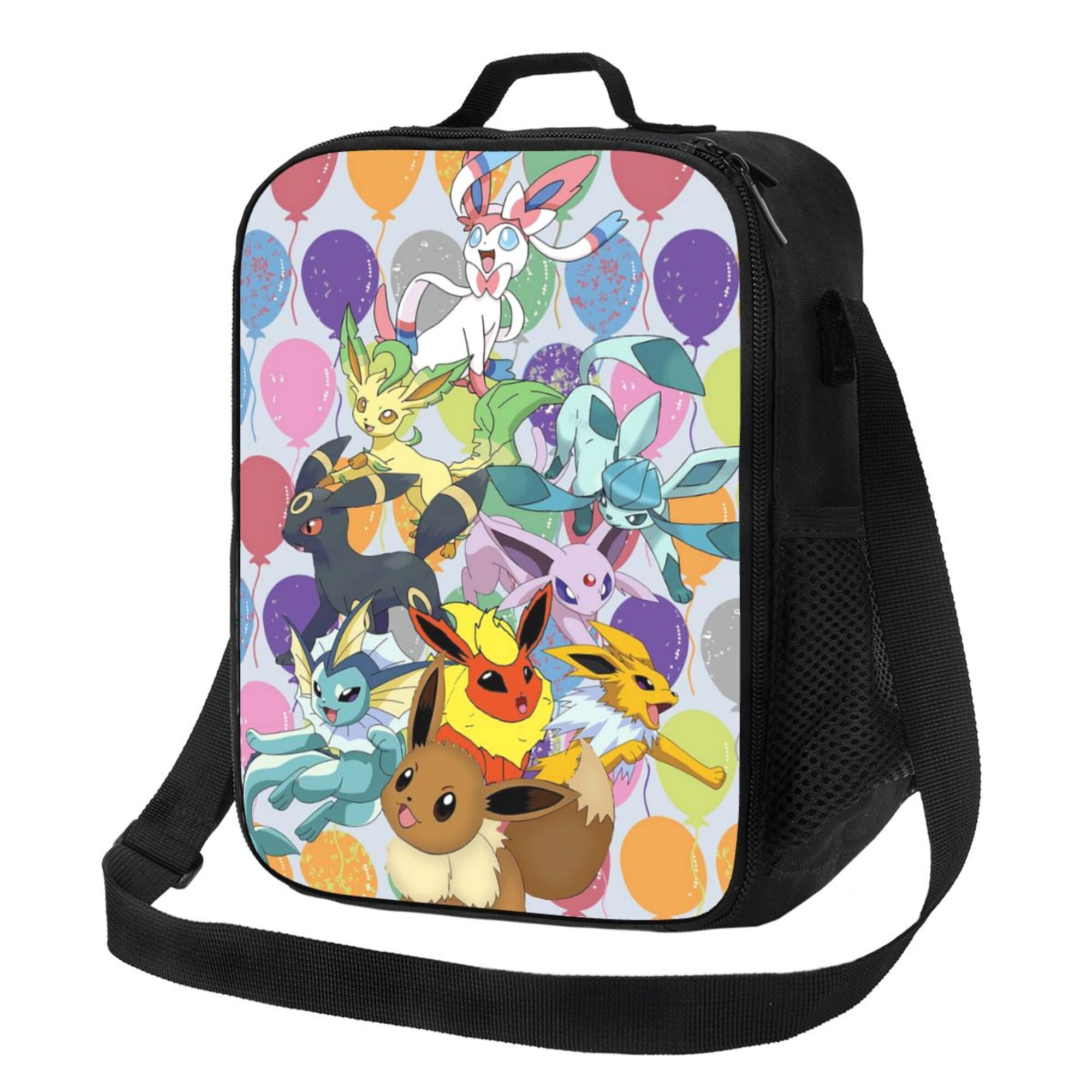 Cute Shiny Eevee Lunch Bag Portable Tote Bag Insulated Lunch Box Picnic ...
