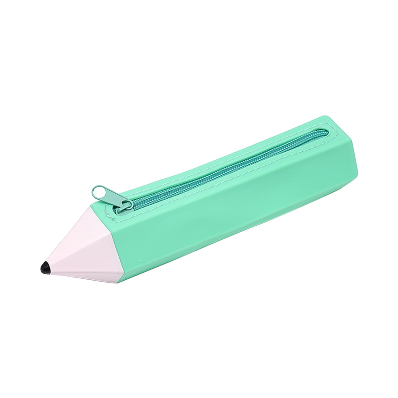 Cute Silicone Pens Holder, Soft Portable Pencil Shape Cosmetic Brush ...