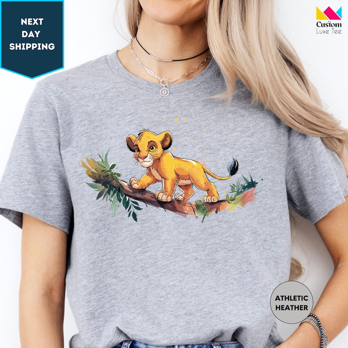 Cute Simba T-Shirt, Funny Disney Simba Shirt, Disney The Lion King T ...